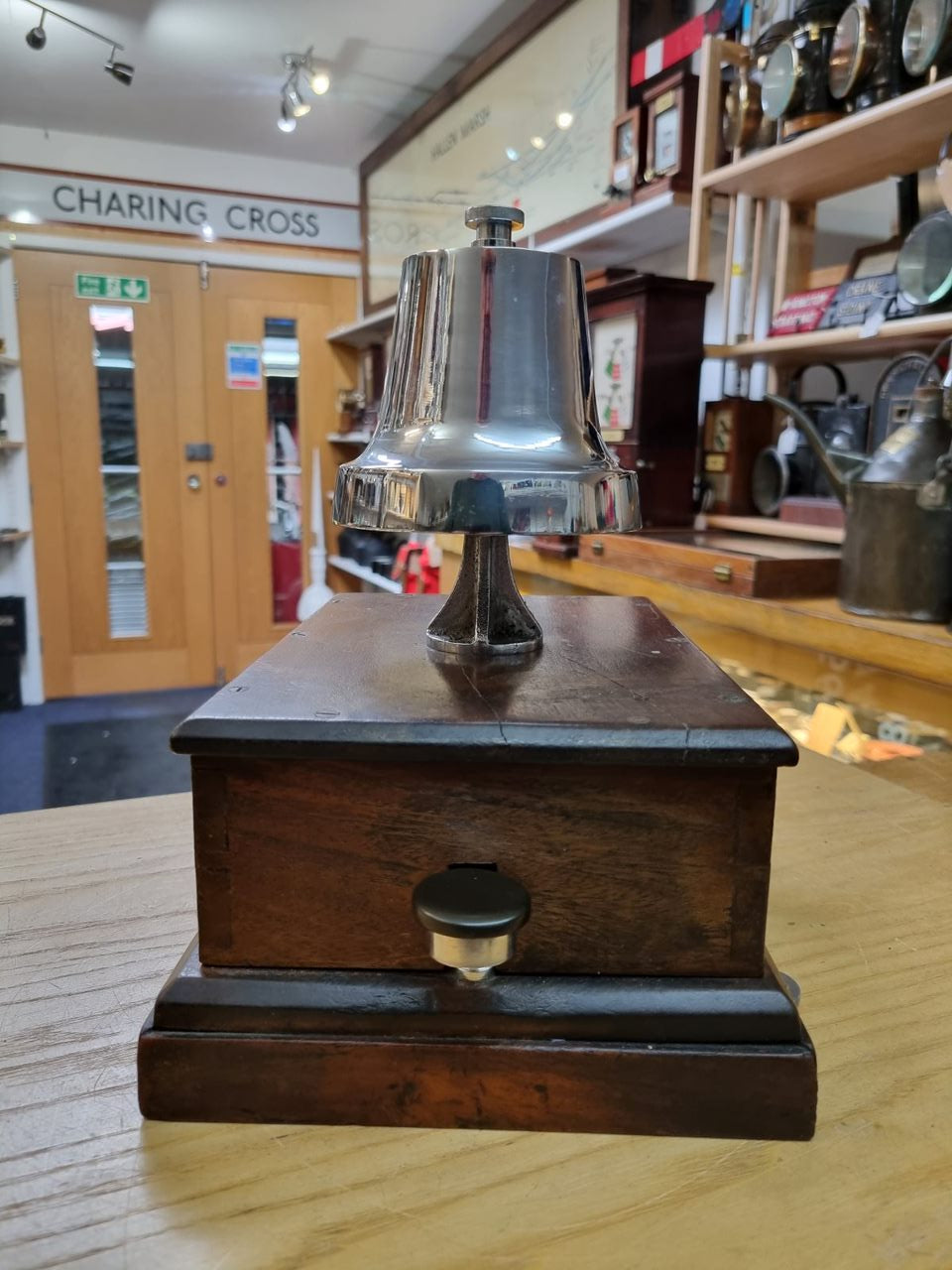 RA 7580 GWR BLOCK BELL EX WREXHAM NORTH SIGNAL BOX – Junction Railwayana