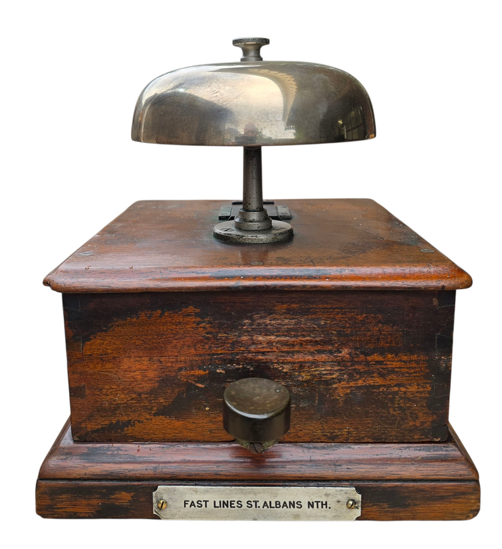 RA 7739 MIDLAND RAILWAY TAPPER BLOCK BELL FAST LINES ST ALBANS NTH ...