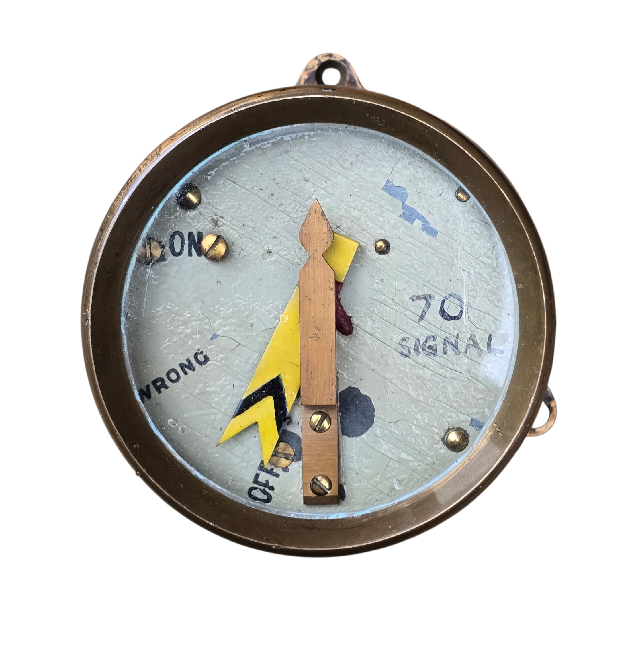 RA 8577 G.W.R. TYERS & Co BRASS CASED DISTANT SIGNAL ARM REPEATER ...