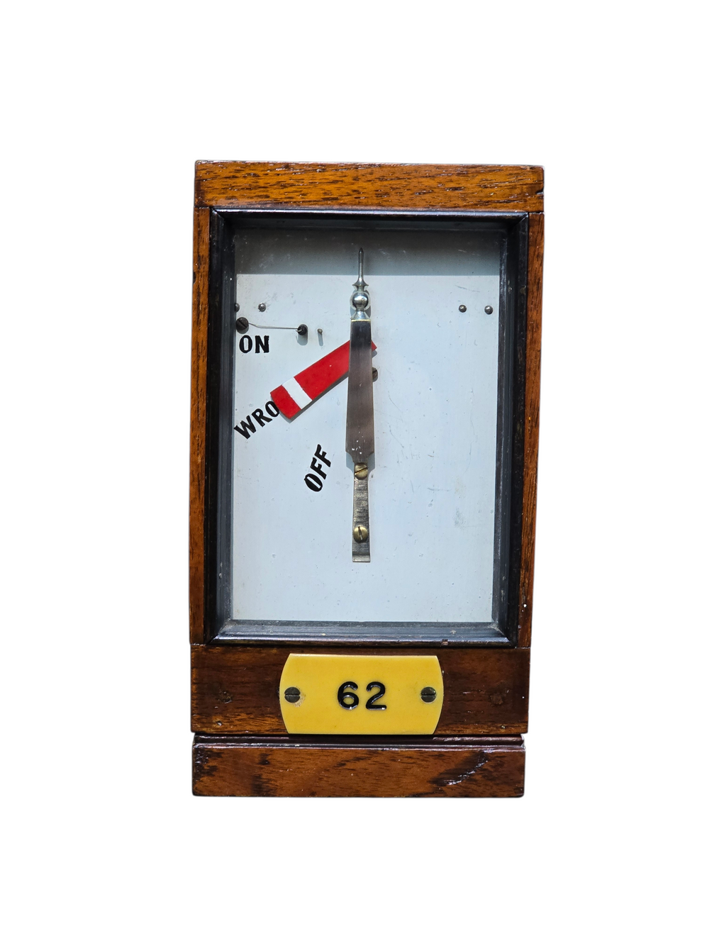 RA 8542 G.W.R. TYERS WOOD CASE SIGNAL ARM REPEATER – Junction Railwayana